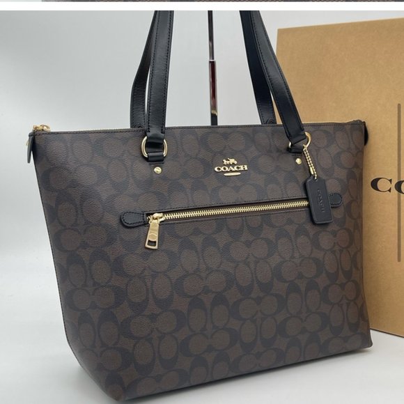 Coach | Bags | Coach Gallery Tote Bag In Signature Canvas | Poshmark